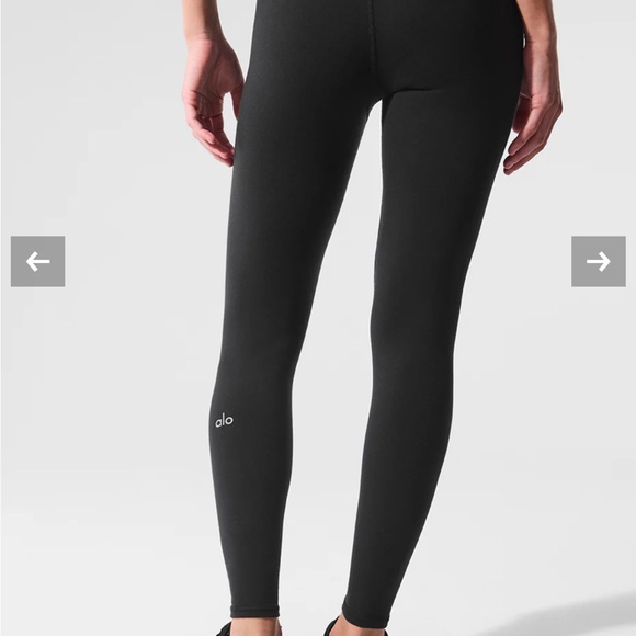 ALO Yoga | Pants & Jumpsuits | Alo Yoga Womens Black 78 Highwaist ...
